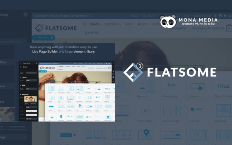 Theme Flatsome là gì? Website kinh doanh có nên sử dụng flatsome?