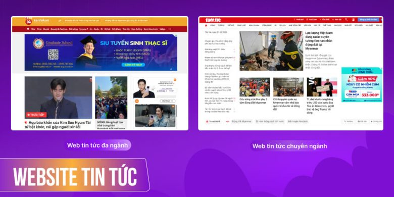 Thiết kế website tin tức, báo chí điện tử và tạp chí online uy tín