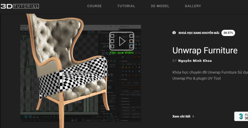 Dự Án Website E-learning 3DCAD - 3D TUTORIAL