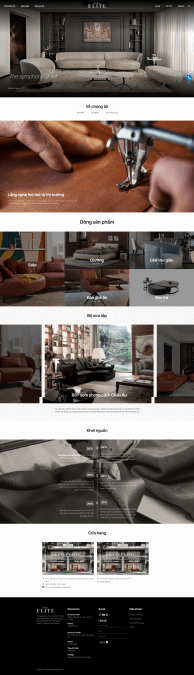 Dự án Thiết kế Website nội thất Kenli ELITE