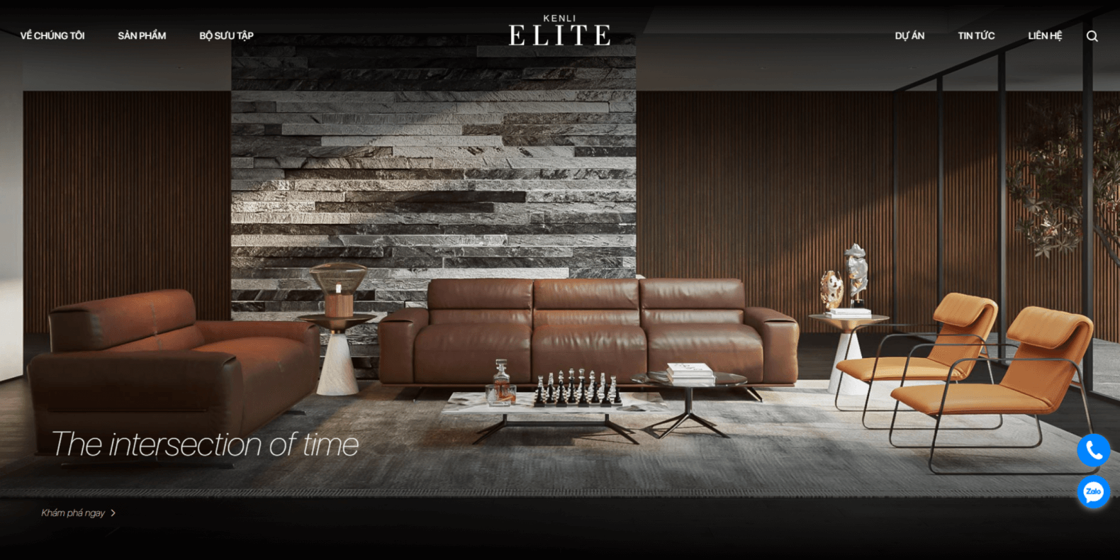 Dự án Thiết kế Website nội thất Kenli ELITE