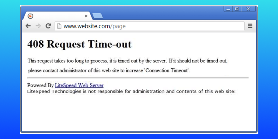 Lỗi 408 Request Timeout là gì? Hướng dẫn khắc phục mã lỗi 408