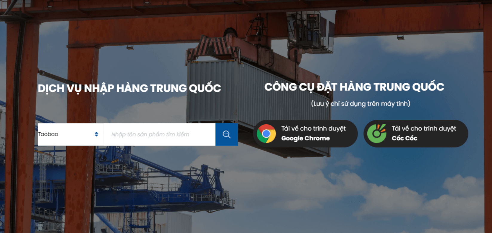 Dự Án Website Nhập Hàng Trung Quốc - Lê Phương Logistics