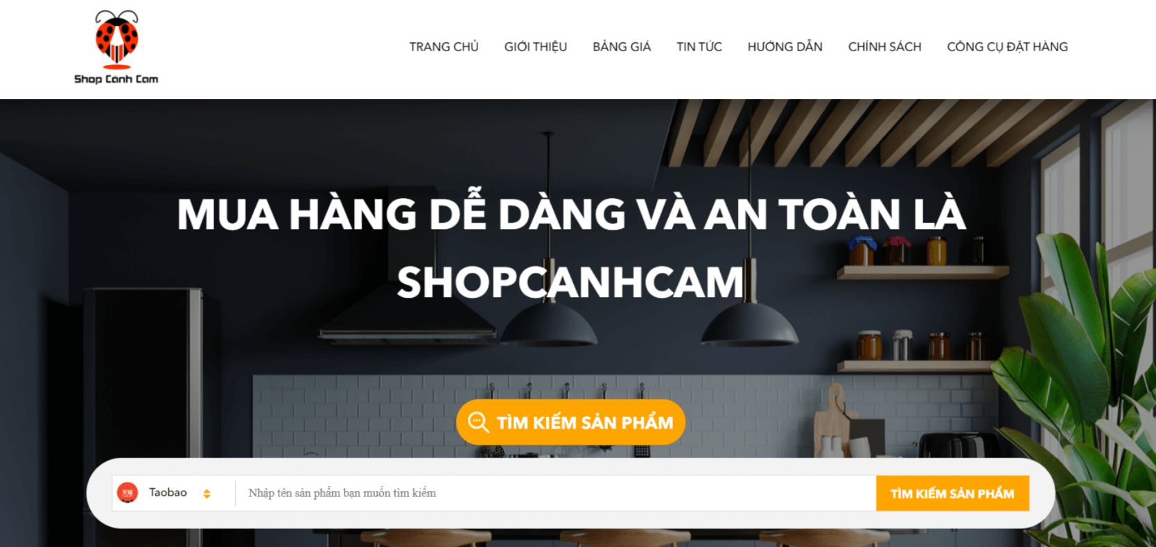 Dự Án Website Nhập Hàng Trung Quốc - Shop Cánh Cam
