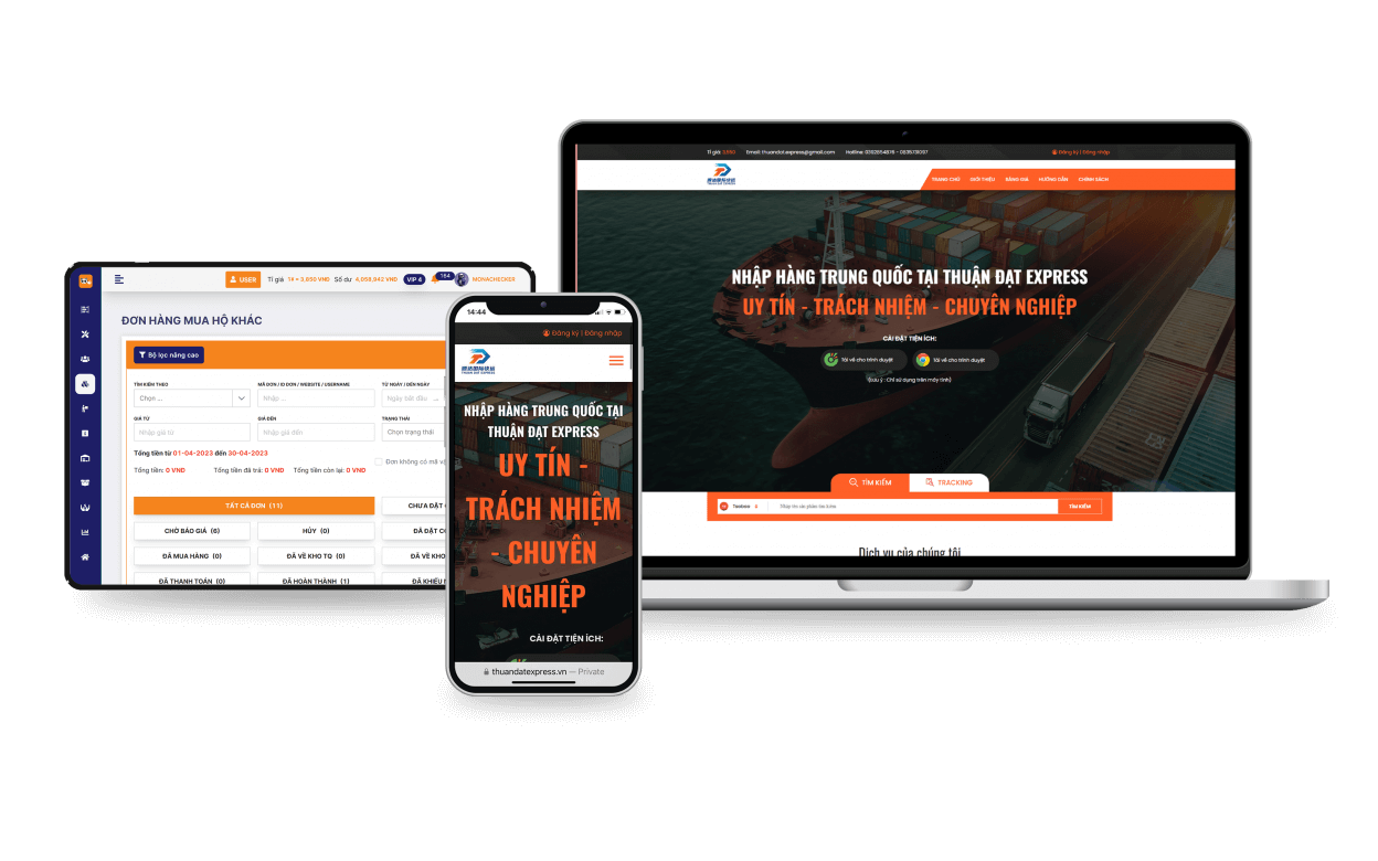 Thuận Đạt Express - Thương hiệu vận tải quốc tế chuyên nghiệp