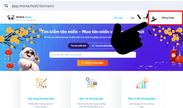 Hướng Dẫn Lấy Lại Mật Khẩu Tên Miền Tại MONA