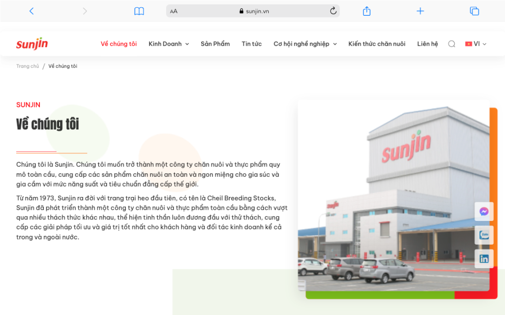 Sunjin - Thương hiệu Hàn Quốc với 51 năm sản xuất thức ăn chăn nuôi