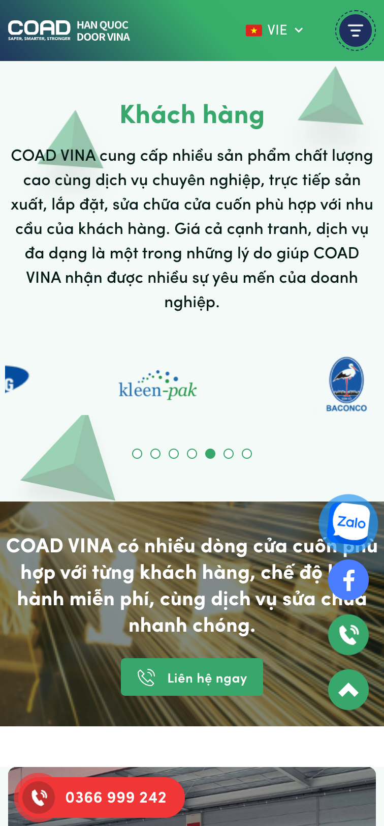 COAD VINA - Top 1 thương hiệu cửa cuốn tại Việt Nam & Hàn Quốc