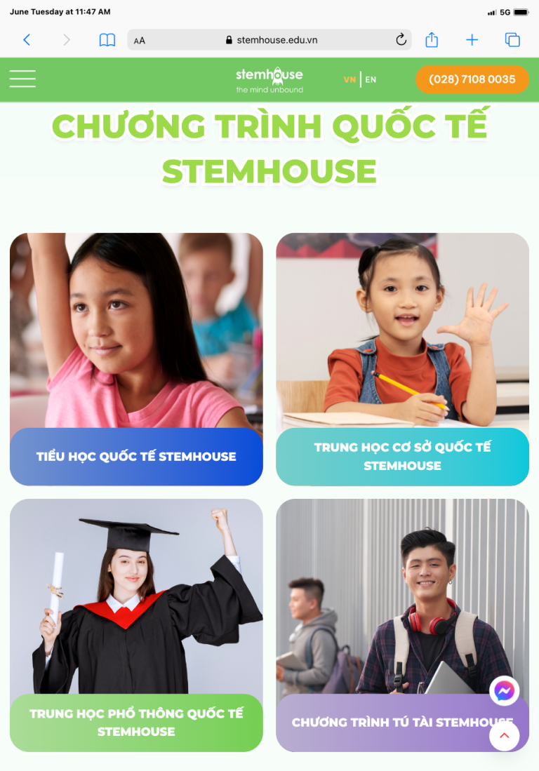 Stemhouse - 10 năm tiên phong giảng dạy STEM theo định hướng Quốc tế