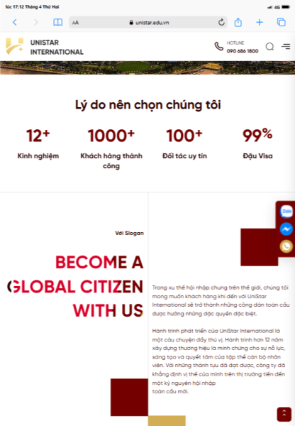 Biến giấc mơ định cư và du học thành hiện thực cùng UniStar